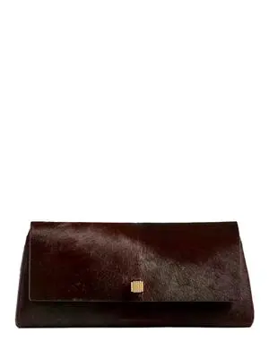 Khaite Audrey Clutch - Brown