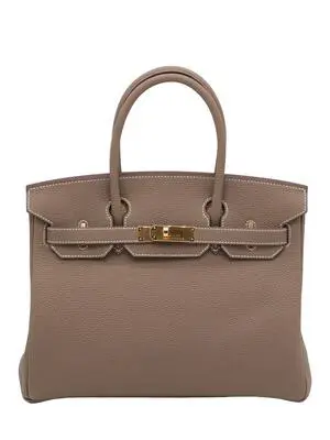 Hermès Hermès Birkin 30 Etoupe Togo Gold Hardware Grey