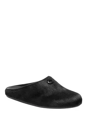 COACH Sculpted C Soft Mule Shoes - Black