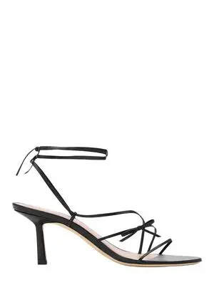 Studio Amelia Solstice 70 Leather Sandals - Black