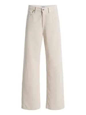 AGOLDE Ren Corduroy High-Rise Wide-Leg Jeans