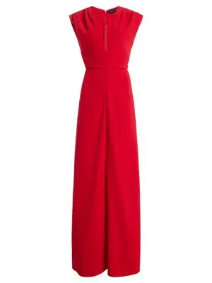 Proenza Schouler Geraldine Crepe Maxi Dress - Red
