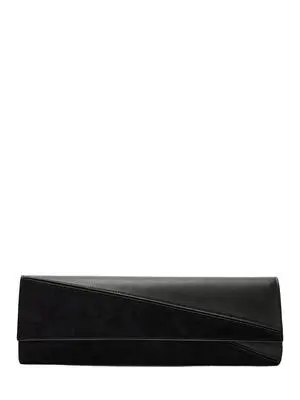 Proenza Schouler Hex Leather Clutch - Black