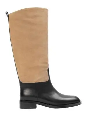 BLACK SUEDE STUDIO Pace Suede Knee Boots - Black