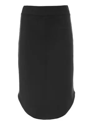 THE PARK Rose Midi Skirt - Black