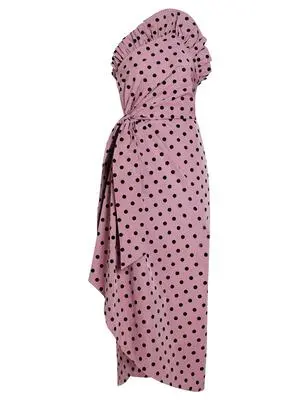 Delphine Charlotte Polka-dot Dress - Pink