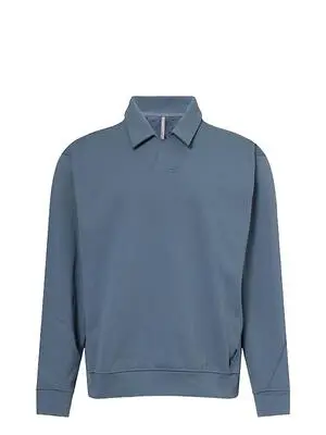 Veilance Consola Jersey Polo Sweatshirt - Neptune