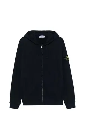 Stone Island Dyed Zip Hoodie 'navy - Blue