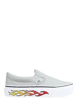VANS Classic Slip-on 'sidewall Flame' Grey
