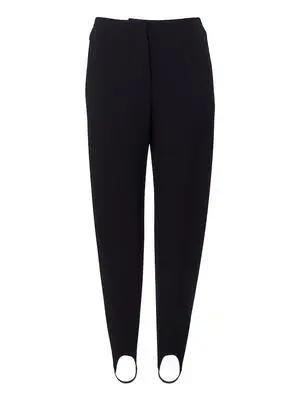 Loewe Wool-blend Stirrup Pants - Black