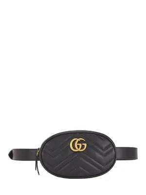 Gucci Gg Marmont Belt Bag - Black