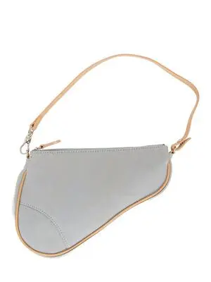 Dior Denim Pochette Saddle Bag - Blue