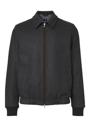 Fedeli Cashmere Blouson Jacket - Grey