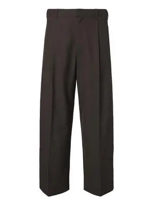 LEMAIRE Pleated Straight Pants - Green