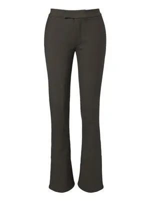 Proenza Schouler Althea Wool-blend Flared Pants - Green