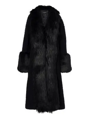 Dolce & Gabbana Wool-blend Coat - Black