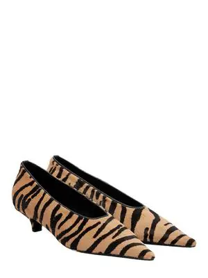 TOTEME Printed Calf-hair Pumps - Brown