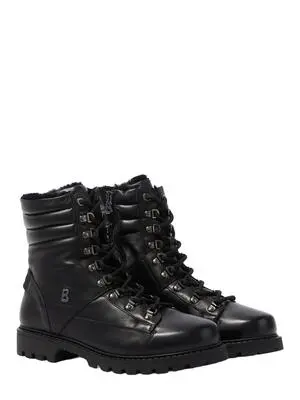 Bogner Helsinki Leather Lace-up Boots - Black