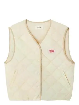 American Vintage Yupibam Quilted Gilet - Neutrals