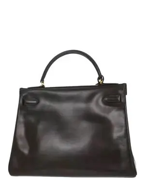Hermès 1979 32 Kelly Retourne Handbag Brown