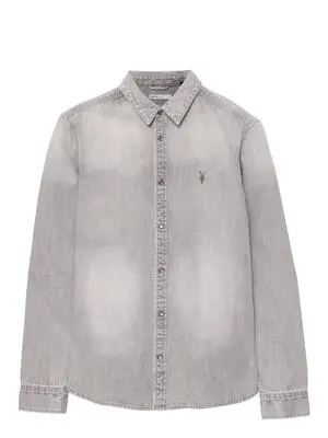 ALLSAINTS Gleason Denim Shirt - Grey