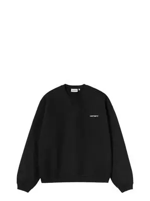 Carhartt Work In Progress Ebbert Logo-print Sweatshirt - Black