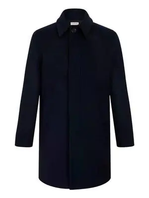 FURSAC Concealed-button Coat - Blue