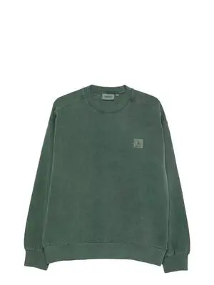 Carhartt Work In Progress Logo-patch Sweatshirt - Green