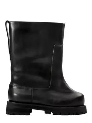 PROTOCOL INDEX Distressed Sculpted Boots - Black