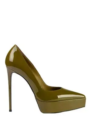 LE SILLA Uma Platform Pumps - Green