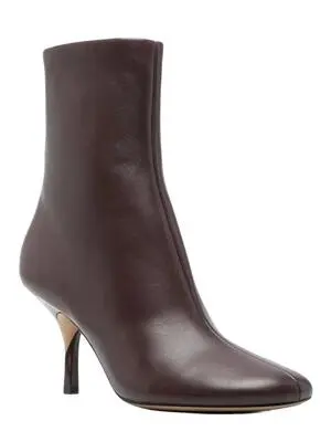Jacquemus Pointed-toe Leather Ankle Boots - Brown