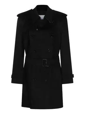 BURBERRY Double-breasted Belted Coat