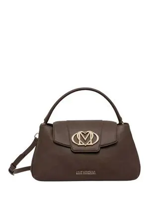 Moschino Logo-plaque Cross Body Bag - Brown