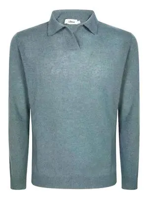 Altea Open-collar Sweater - Blue