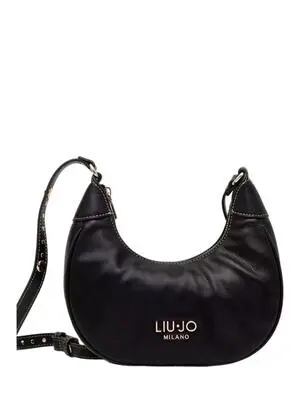 LIU JO Studded Pebbled-effect Shoulder Bag