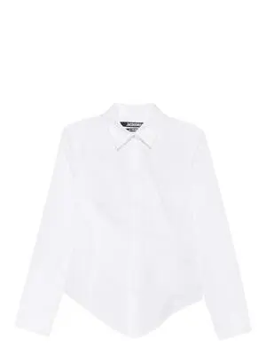 Jacquemus Pointed-hem Shirt - White