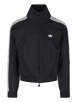 ADIDAS Logo-print Side-stripe Sweater