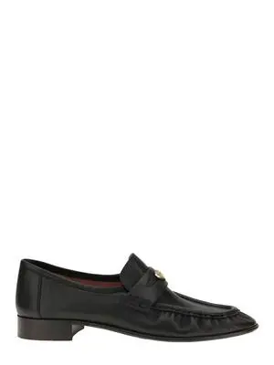 Chloé Letti Heart-motif Loafers - Black