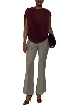 THE FRANKIE SHOP Dessa Flared Trousers - Neutrals