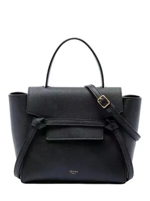 CELINE 2015-2025 Nano Grained Calfskin Belt Bag Satchel