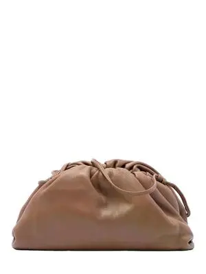 Bottega Veneta 2012-2026 Lambskin The Mini Pouch Crossbody Bag - Brown