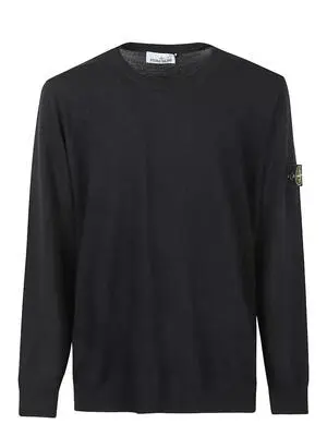 Stone Island 5100071 Light Pure Rws Wool - Black
