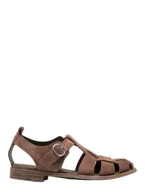 Officine Creative Lexikon Caged Sandals - Brown