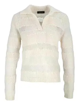 FABIANA FILIPPI Sequin-embellished Striped Sweater