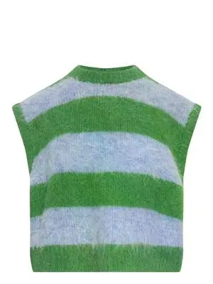 AMERICAN VINTAGE Niby Striped-knit Vest