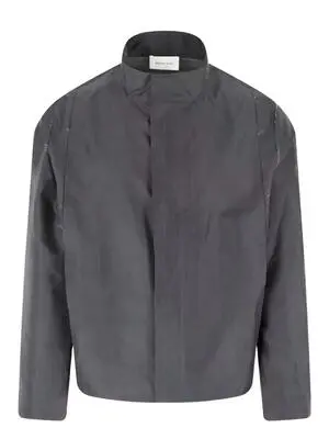 BERNER KUHL Raw-edge High-neck Jacket - Grey