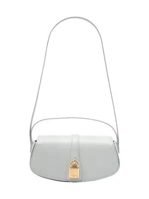 CELINE 2022 Smooth Calfskin Tabou Clutch On Strap Satchel