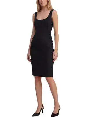Moschino Sleeveless Midi Dress - Black