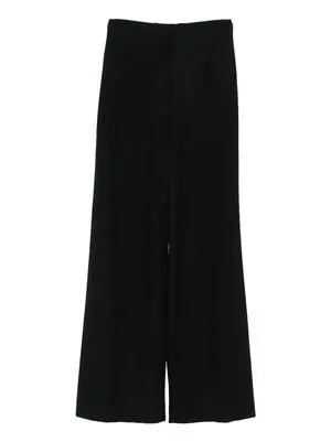 Harris Wharf London Wide Leg Trousers Black