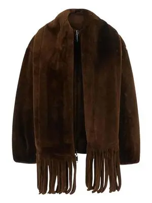 URBAN CODE Faux Fur Jacket Brown